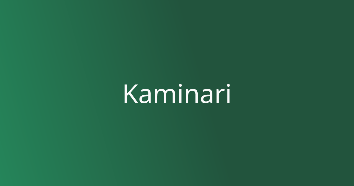 Order Authentic Japanese Online | Kaminari - Pickup Available